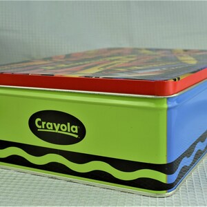 2 Vintage Crayola Crayon Tins 1992 Christmas Tin Limited Edition 1999 ...