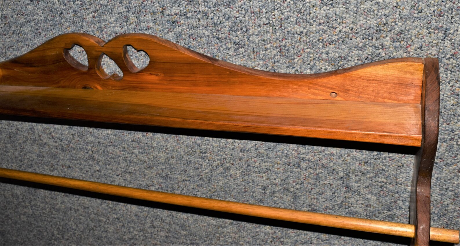 Vintage Large Wood Quilt Rack Shelf Rustic Country Charm Wall | Etsy