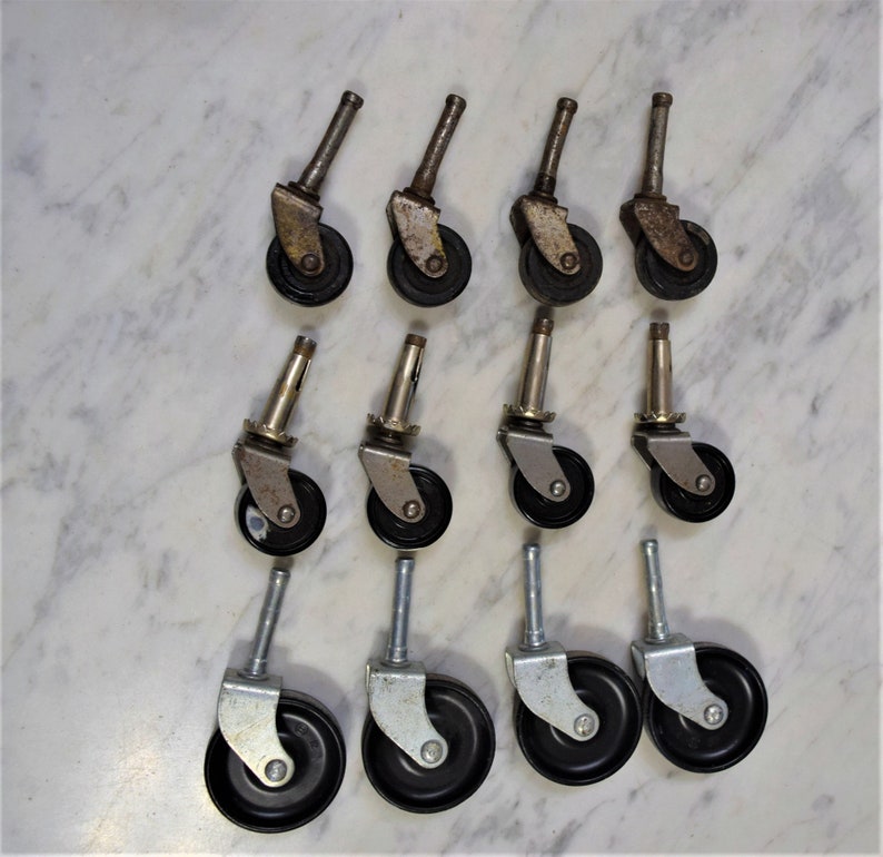 Choice Vintage Casters Wheels Matching Set of 4 Furniture - Etsy