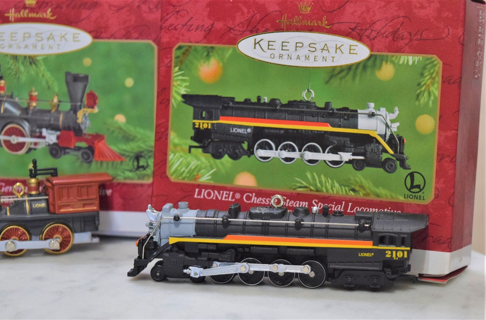 Christmas Lionel Train Ornaments Hallmark Keepsake Train - Etsy
