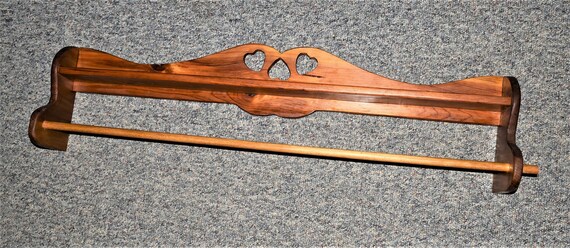 Vintage Large Wood Quilt Rack Shelf Rustic Country Charm Wall | Etsy