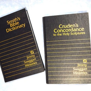Vintage Bible Dictionary and Bible Concordance by Jimmy Swaggart ...