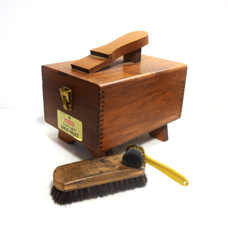 Shoe Shine Box - Etsy