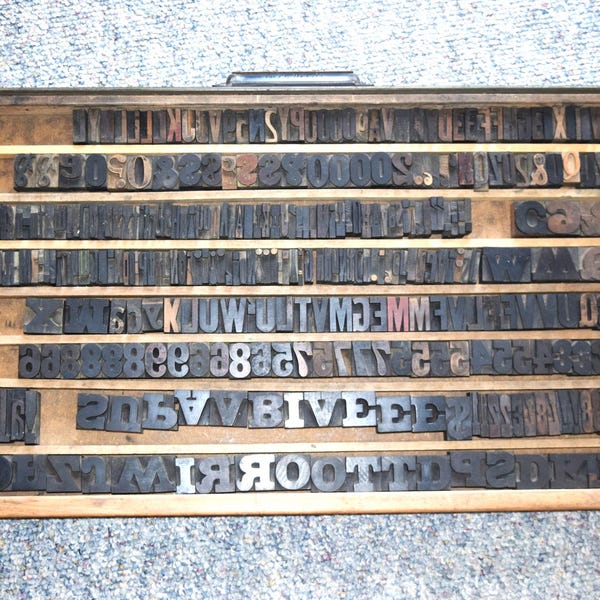 Typeset Drawer - Etsy