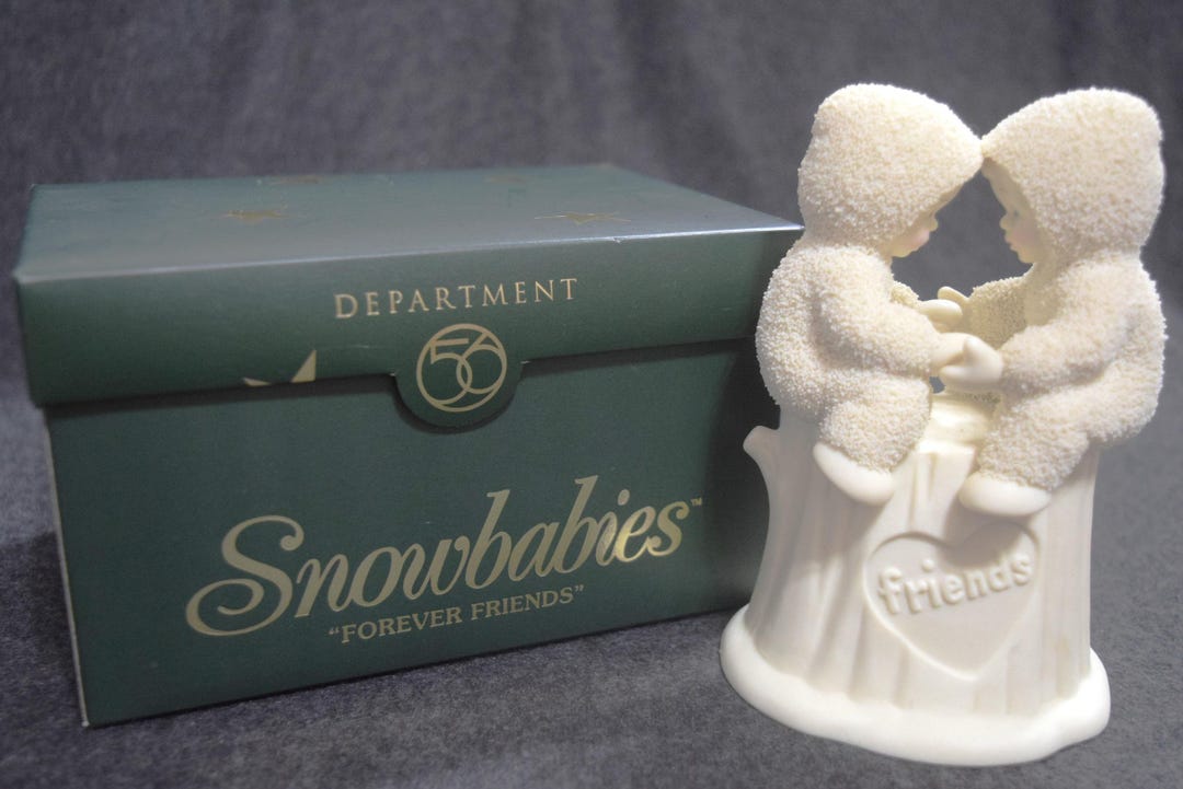 Vintage Snowbabies Forever Friends Original Box Bisque Figurine 2001 ...