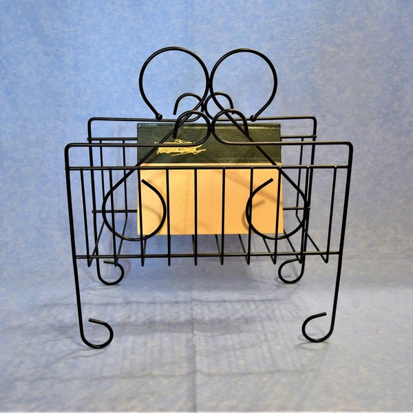 Metal Magazine Rack - Etsy