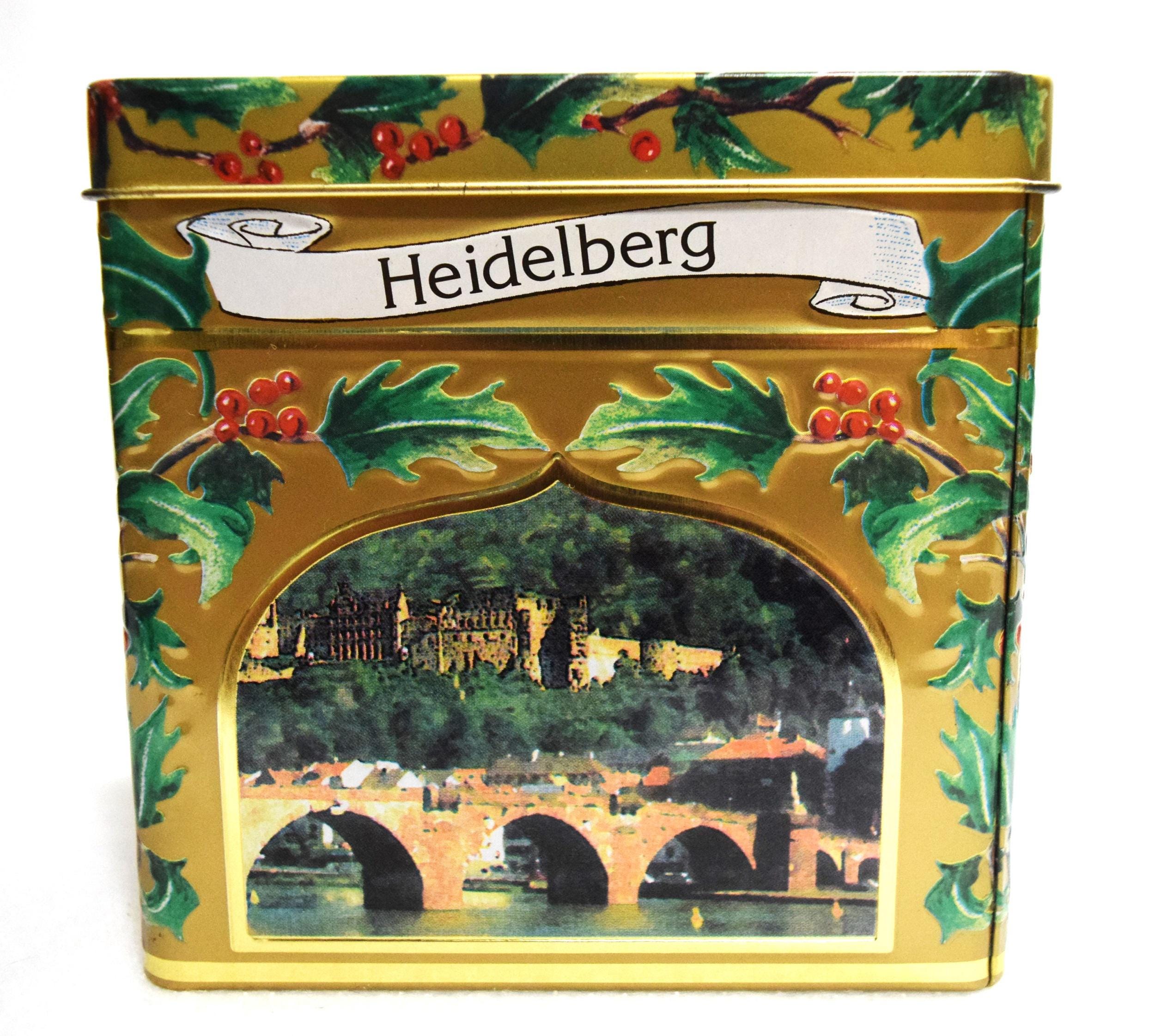 Vintage Decorative Tins Christmas Musical Lambertz Biscuit German Tin ...