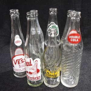 Vintage Pop Bottles Choice Lot Nugrape Orchard Vess Nehi Welchs Chero ...