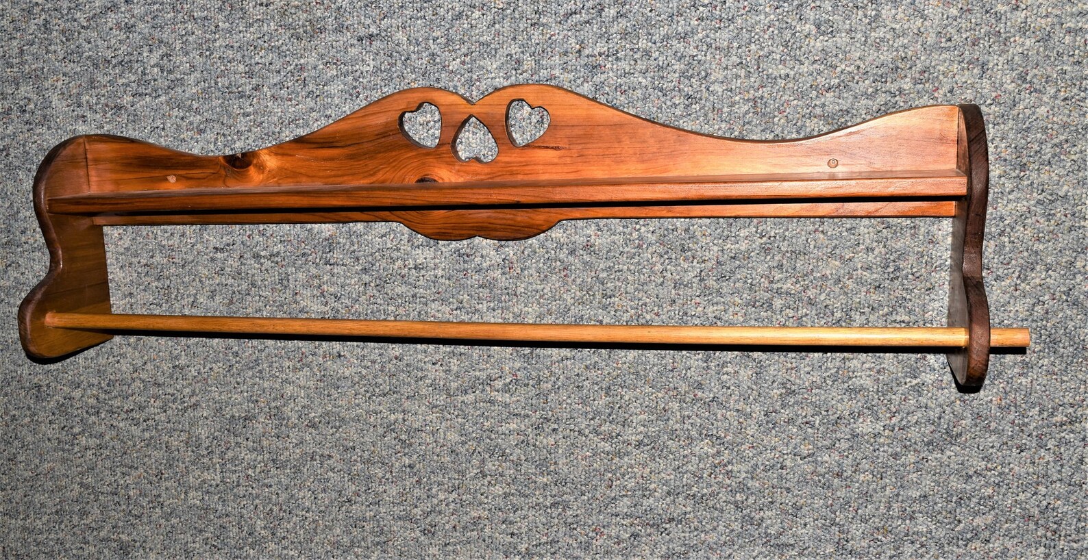 Vintage Large Wood Quilt Rack Shelf Rustic Country Charm Wall | Etsy