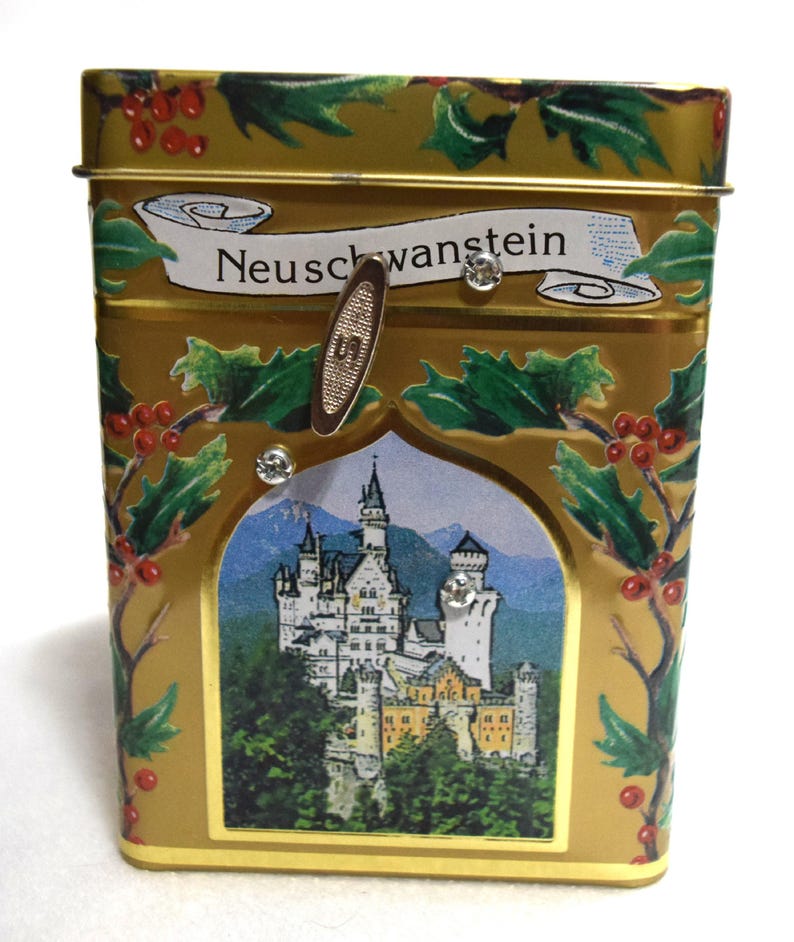 Vintage Decorative Tins Christmas Musical Lambertz Biscuit German Tin ...