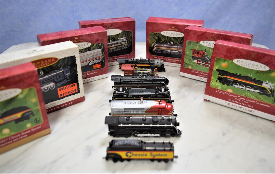 Christmas Lionel Train Ornaments Hallmark Keepsake Train Ornaments With ...