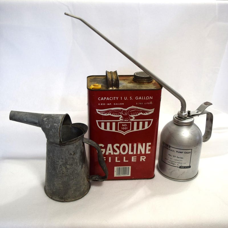 Antique Oil Cans - Etsy