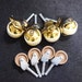 Vintage Caster Wheels Set of 4 Tan Acrylic Stationary Wheels or Heavy ...