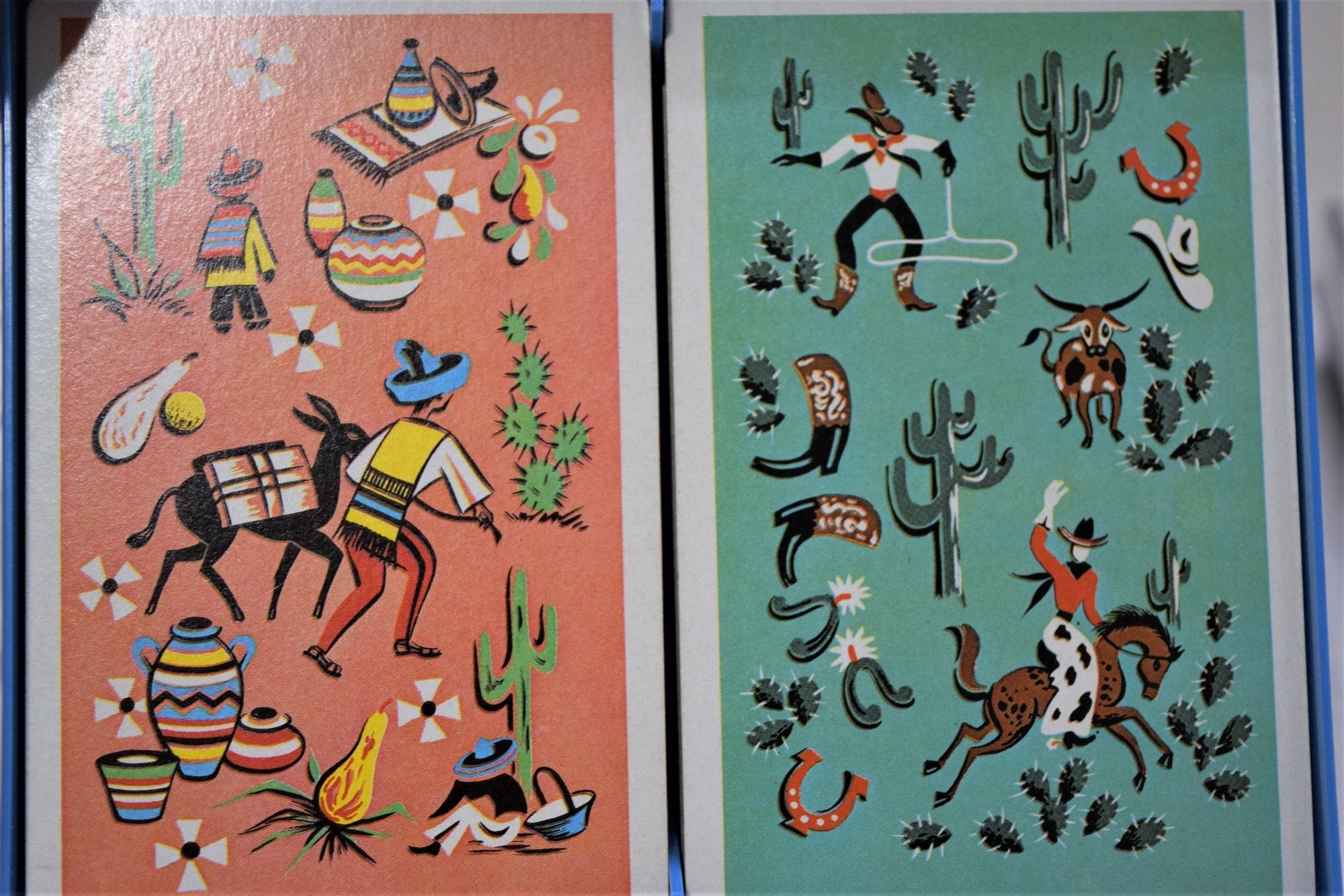 Retro Playing Cards Choice of Double Deck Sets - Western Southwest ...