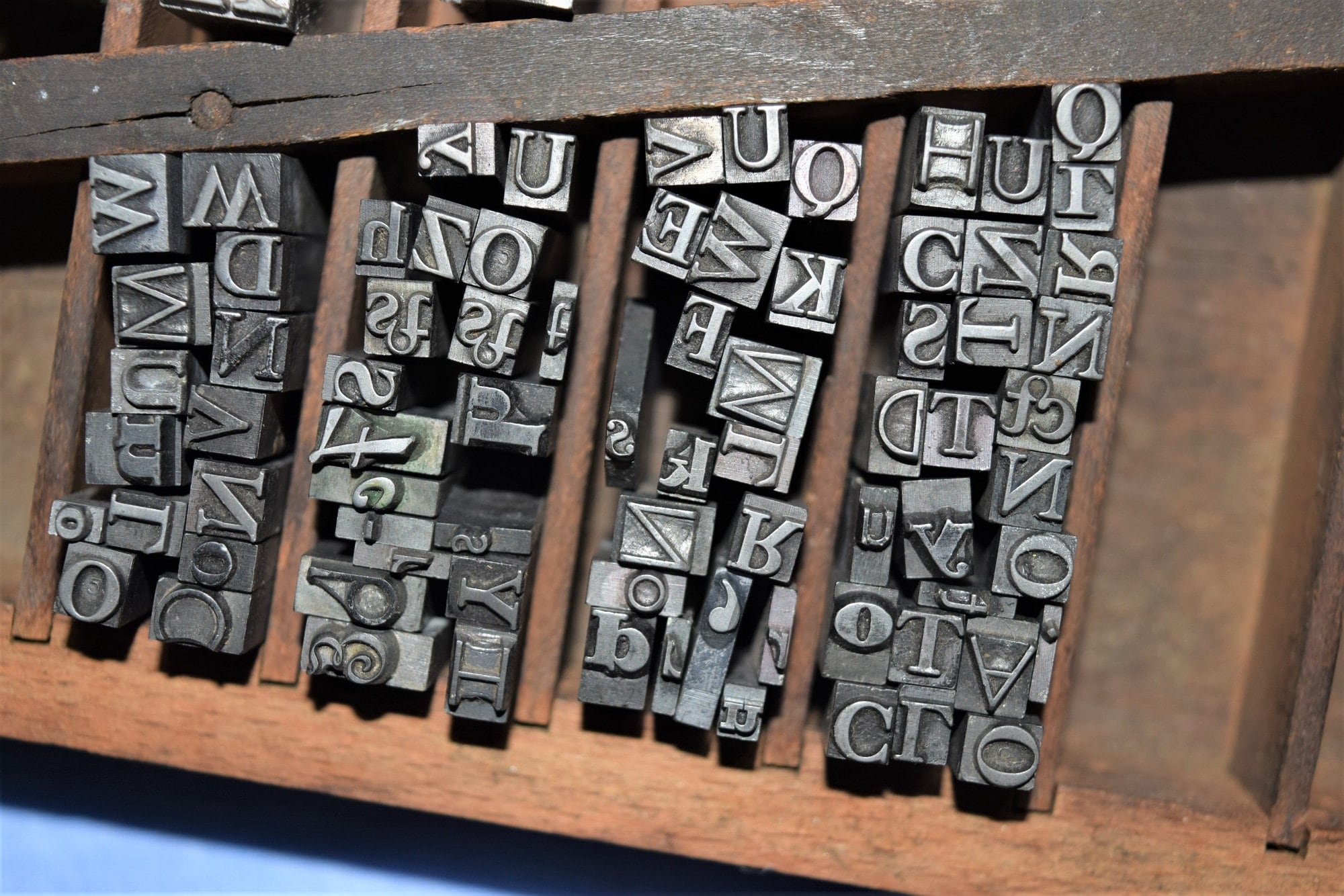 Antique Typeset Letterpress Letters Metal Typeset 2 | Etsy