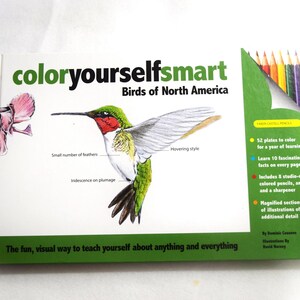 New Birds of North America Drawing Craft Book Color Yourself Smart ...