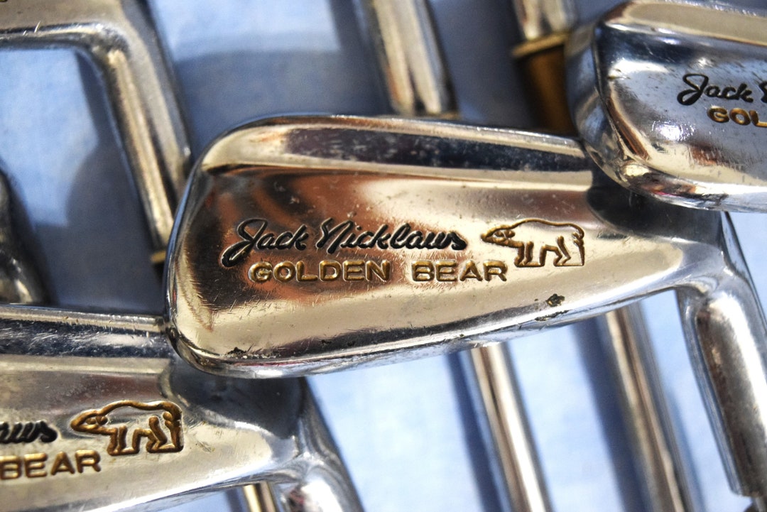 Vintage Set Jack Nicklaus Golf Club 8 Golden Bear Golf Clubs by ...