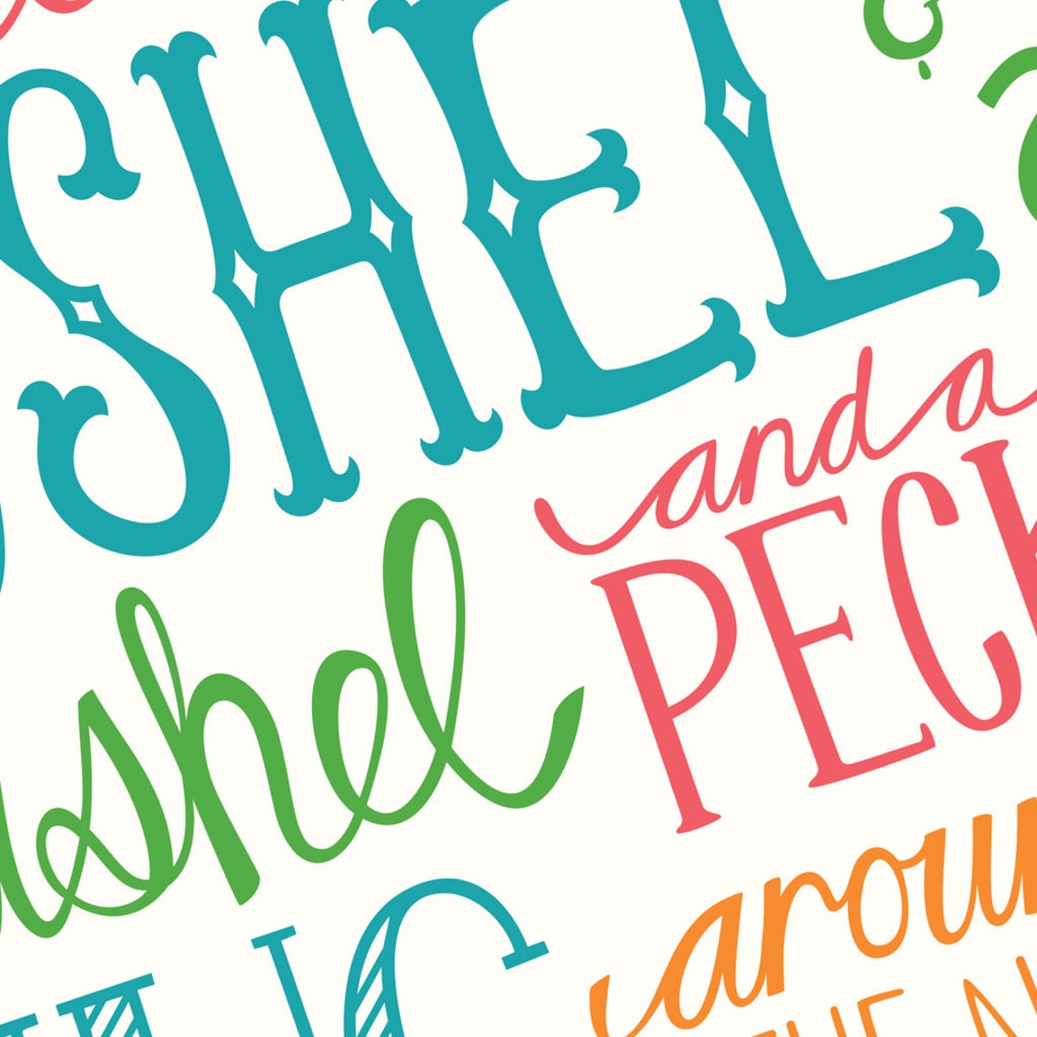 A Bushel and a Peck ("spring Colors" Version) - Etsy