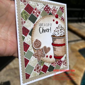 Handcrafted Christmas Card, Holiday Card, Greeting Card, Teen, Tween ...