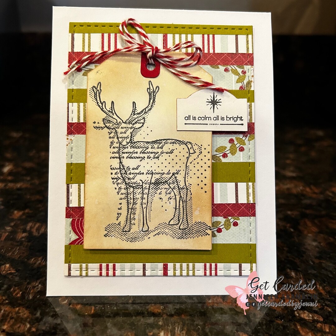Handcrafted Christmas Card Holiday Card Merry Christmas - Etsy