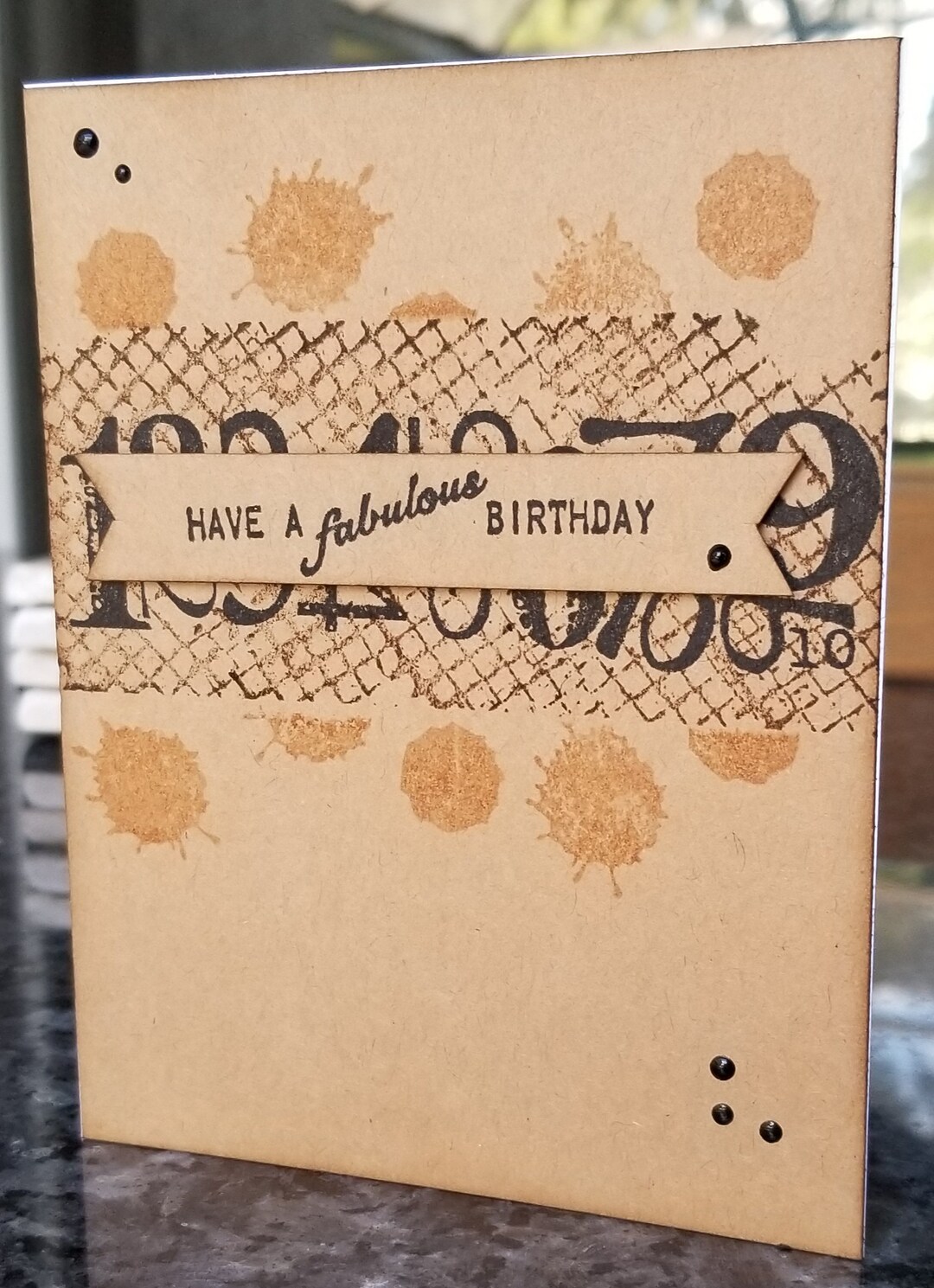 Handcrafted Birthday Card, Masculine, Teen, Tween, Boy, Grunge Birthday ...