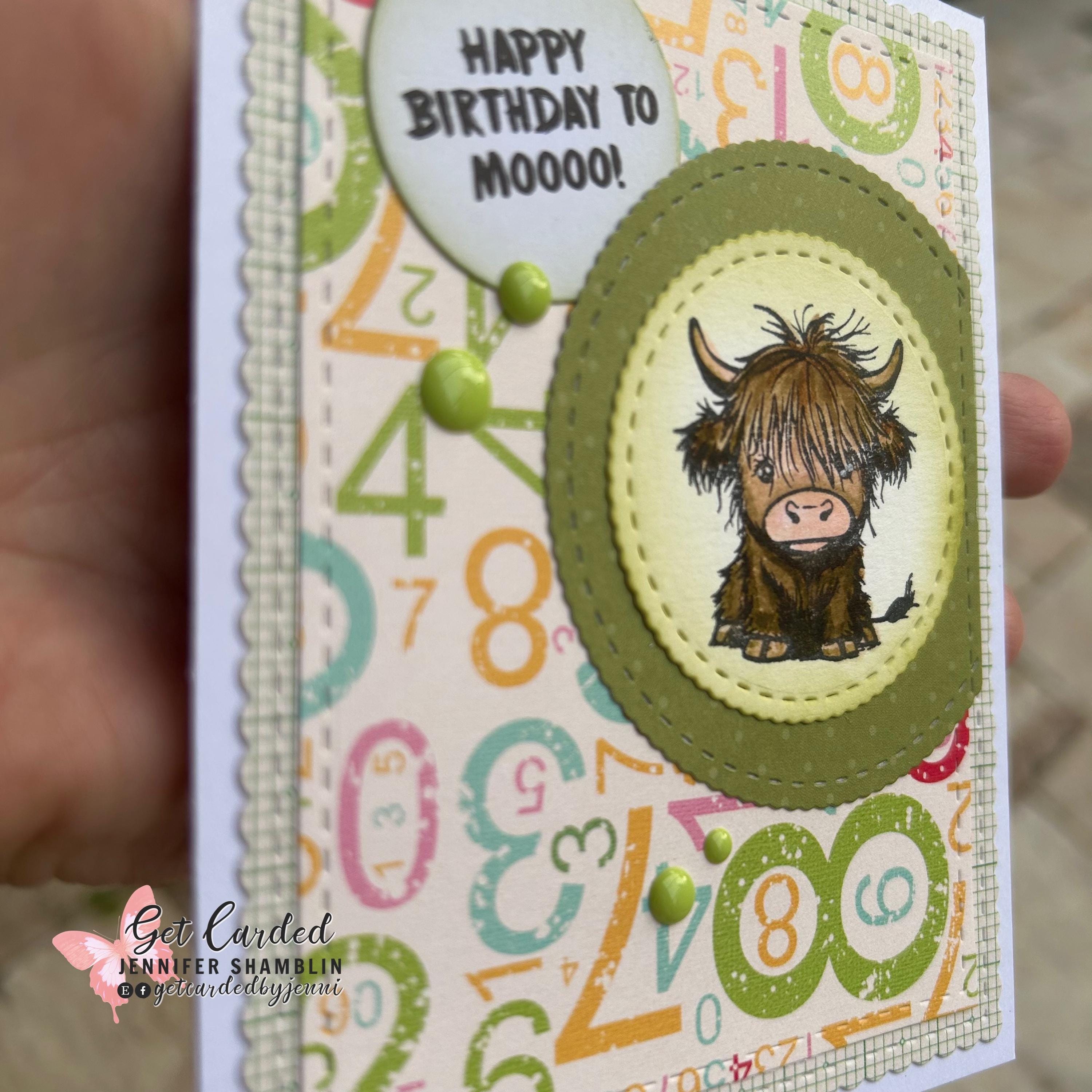 Happy Birthday, Moo Cow, Highland Cow, Masculine Birthday, Friend ...