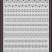 Black Work Chart ~ All in a Row - Etsy