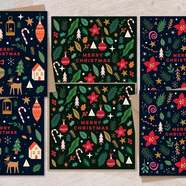 Christmas Card Set - Etsy UK