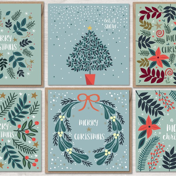 Christmas Card Set - Etsy UK