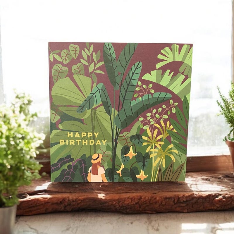 Plant Birthday Cards - Etsy