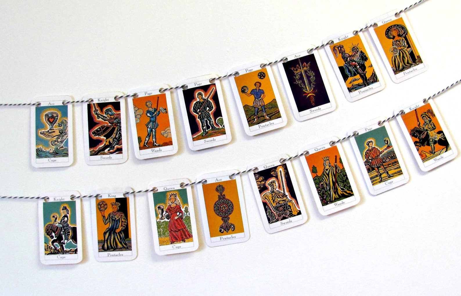 Tarot Mini Bunting Tarot Garland Tarot Banner Occult - Etsy