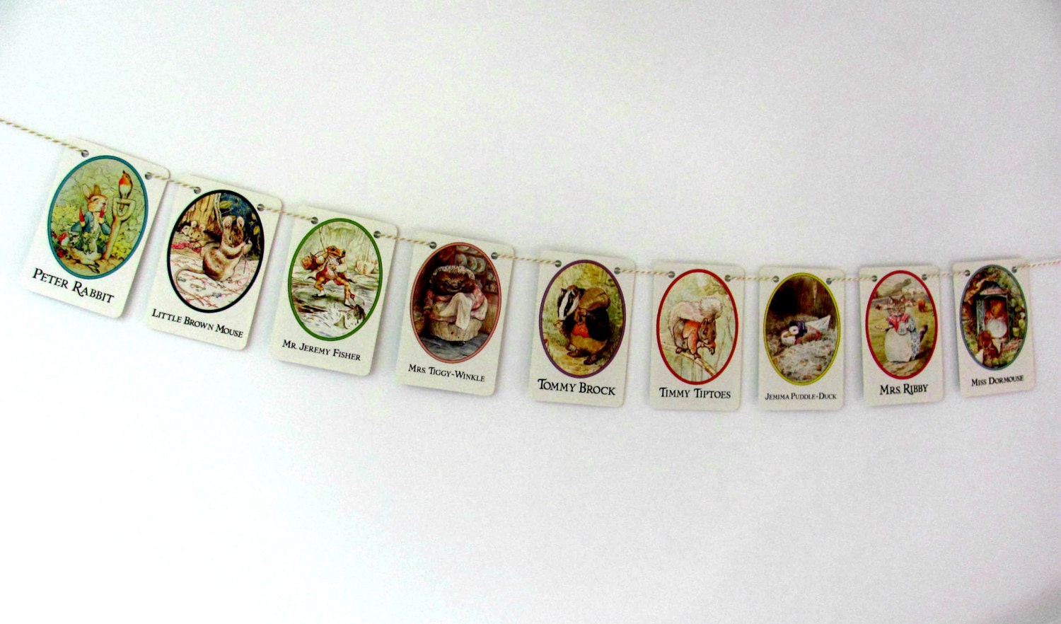 Beatrix Potter Nursery bunting Nursery decor Nursery gift | Etsy