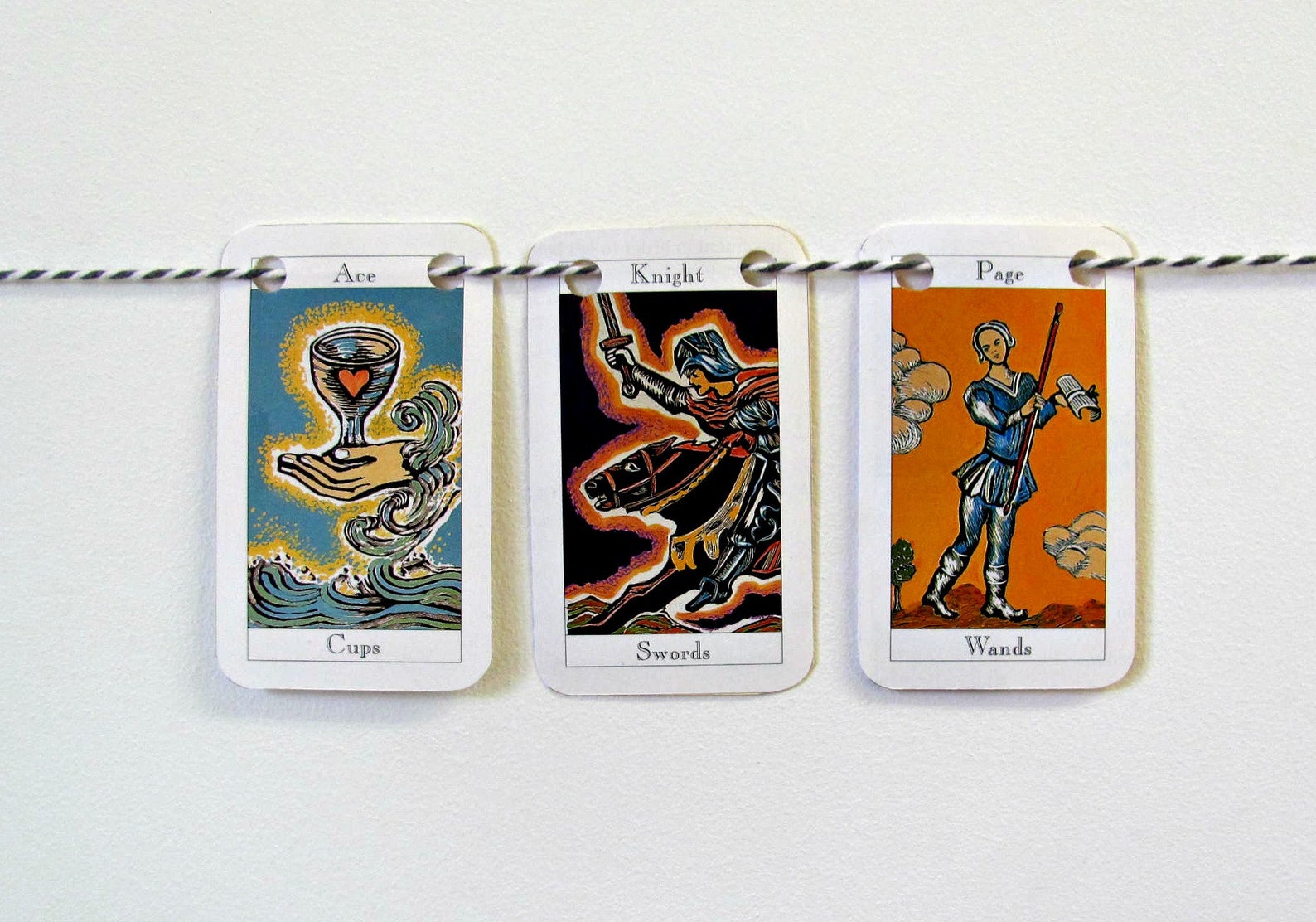 Tarot Mini Bunting Tarot Garland Tarot Banner Occult - Etsy