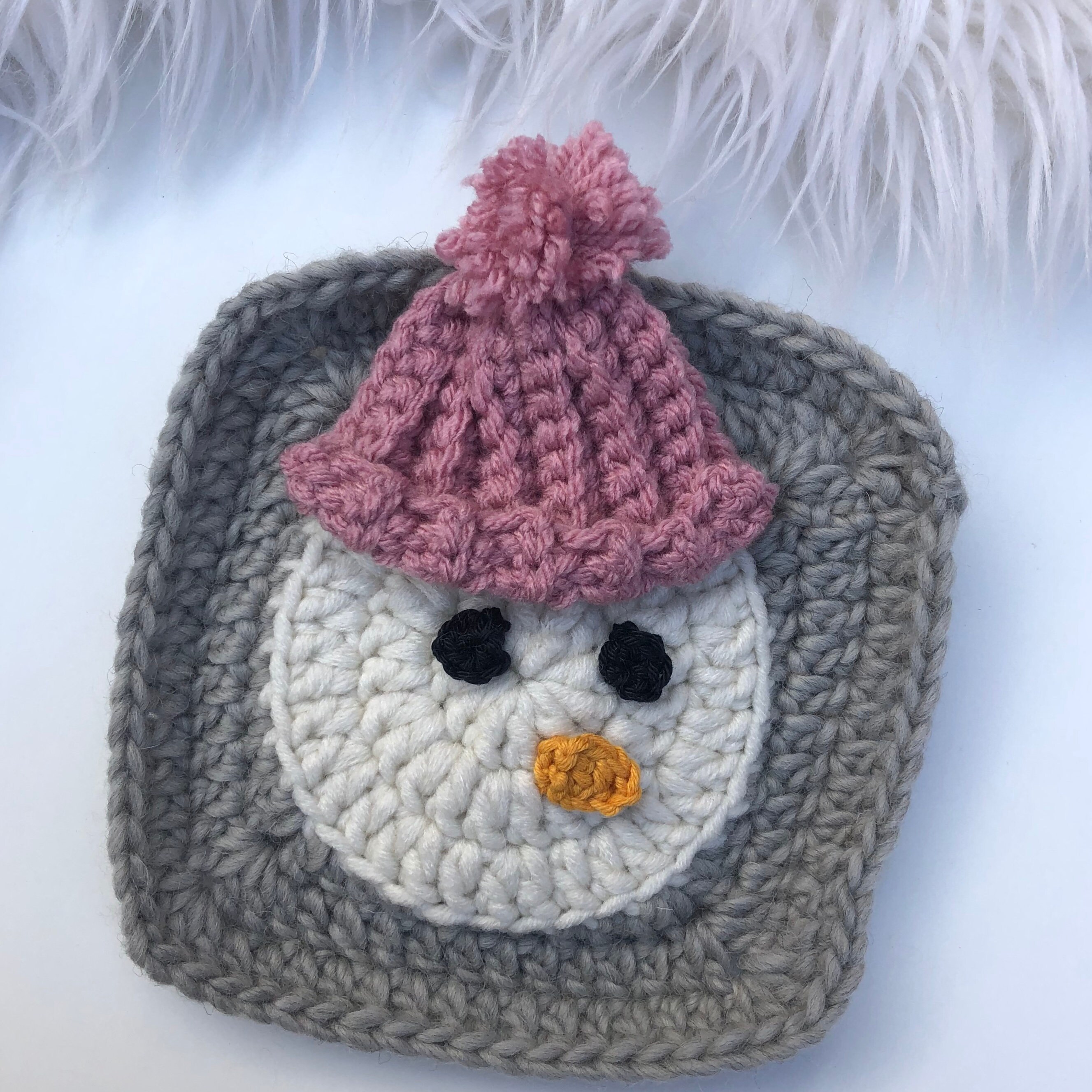 Snowman Square: A Crochet PDF Pattern - Etsy