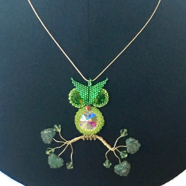Beaded Owl - Etsy