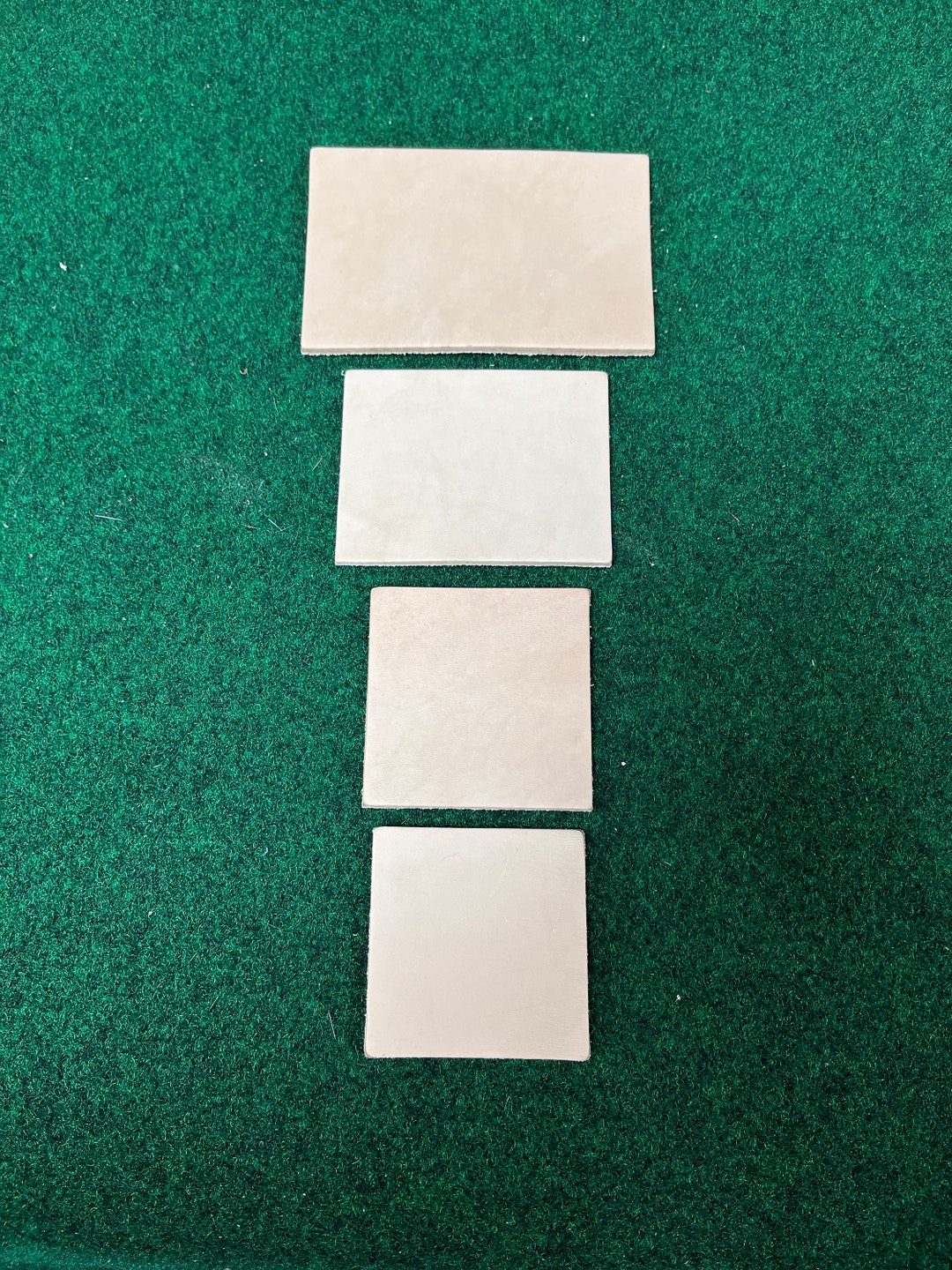 Square Pre Cut Leather Hat Patches Jacket Patches Bag Patches and ...