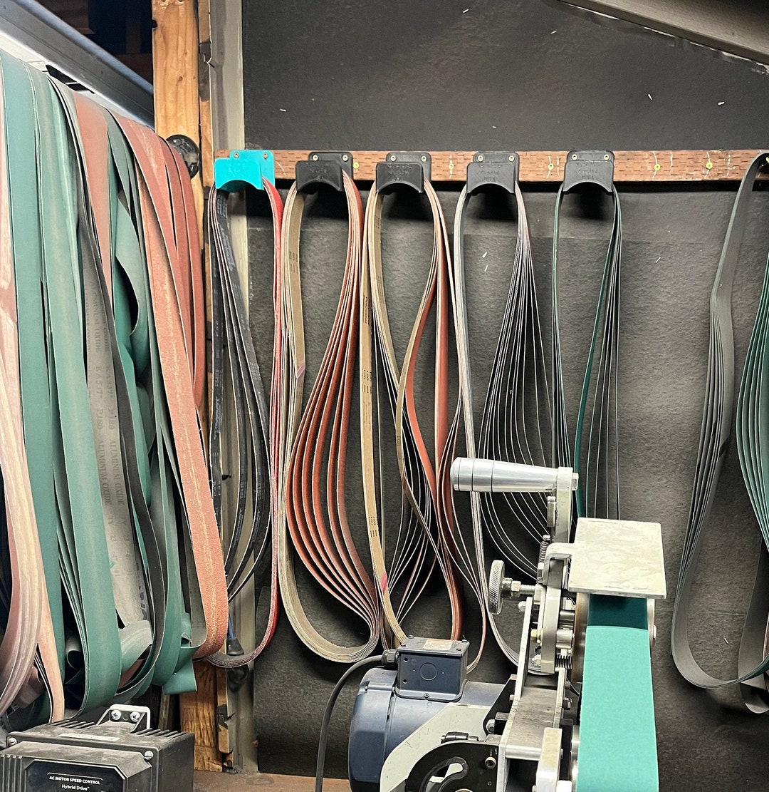 2 Wide Sanding Belt Hanger for Shop Wall Organization - Etsy