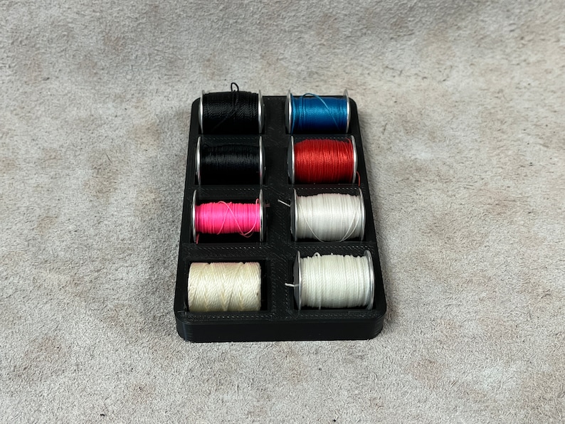Bobbin Organizer Tray for Large Sewing Machine Bobbins Juki Leather ...