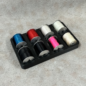 Bobbin Organizer Tray for Large Sewing Machine Bobbins Juki Leather ...