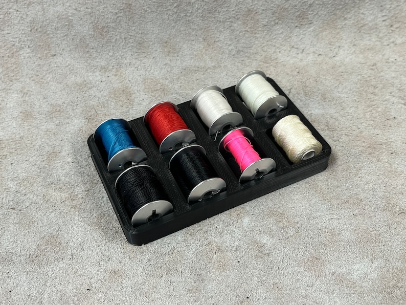 Bobbin Organizer Tray for Large Sewing Machine Bobbins Juki Leather ...