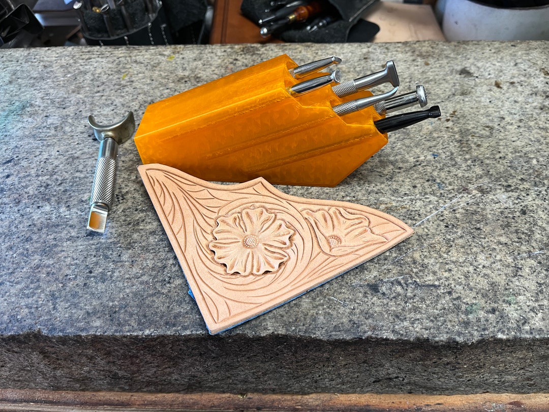 Modular Tool Rack Holds 6 Tools Use for Leather Stamping Tools Made in ...
