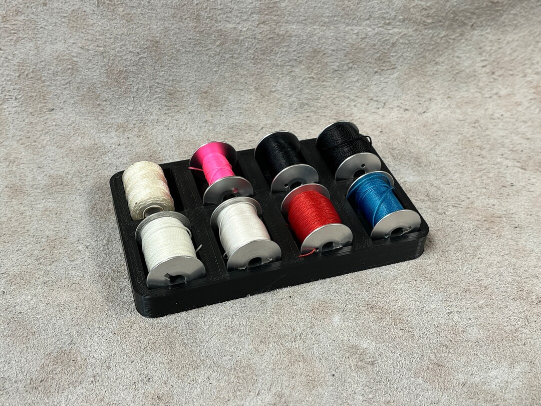 Bobbin Organizer Tray for Large Sewing Machine Bobbins Juki Leather ...