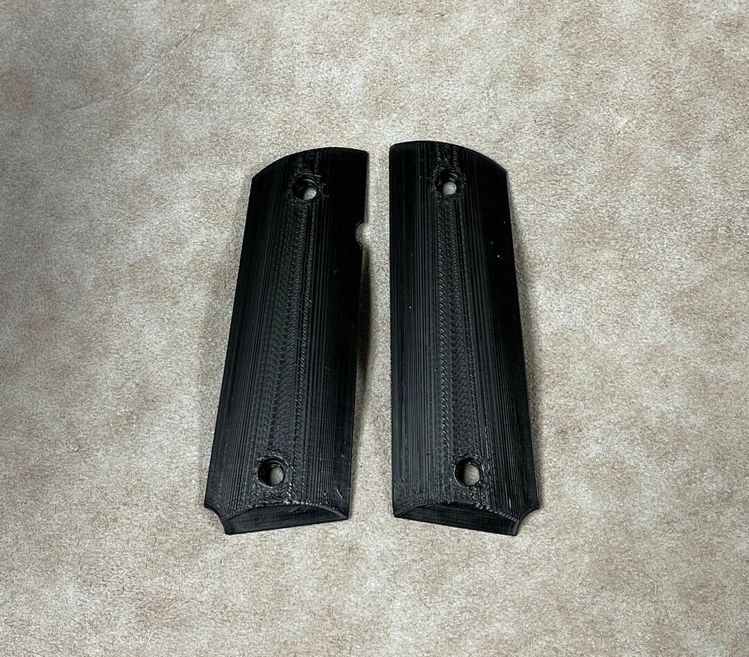3d Printed 1911 Grip Panels for Full Sized Frame Blanks for Custom ...