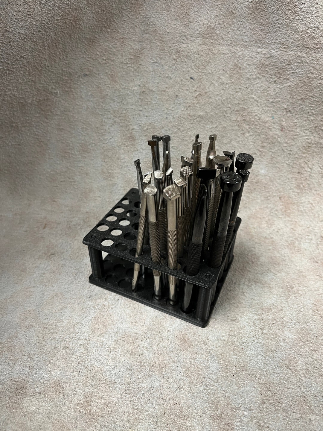 Leather Stamp Tool Rack Holds 44 Stamps - Etsy