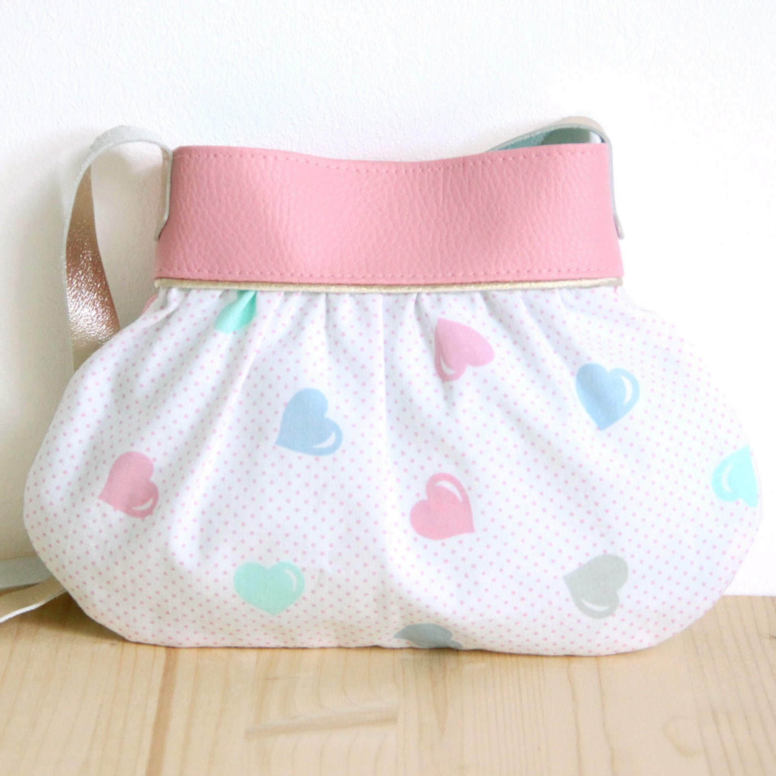 Pack Pastel Pink Purse and Wallet for Little Girl // Faux - Etsy