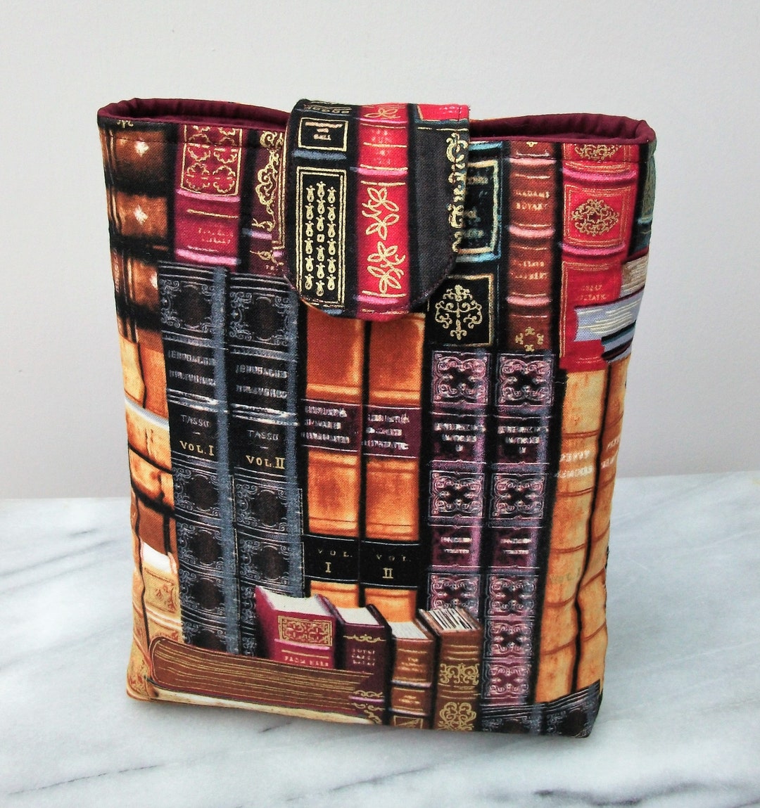 Book Pouch, Gift for Book Lover, Book Cover, Gift for Her, Student Gift ...