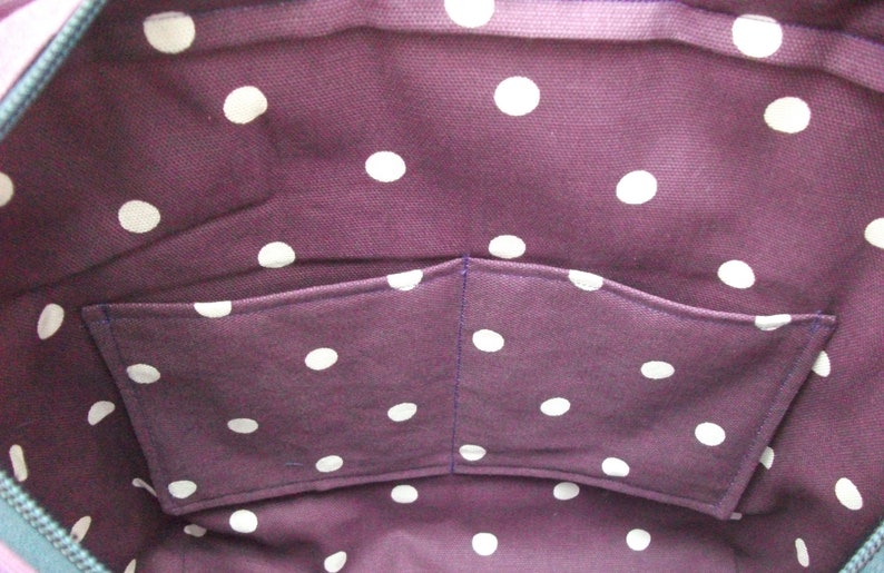 Book Bag Zippered Book Bag Medium Tote Gift for Book Lover - Etsy UK