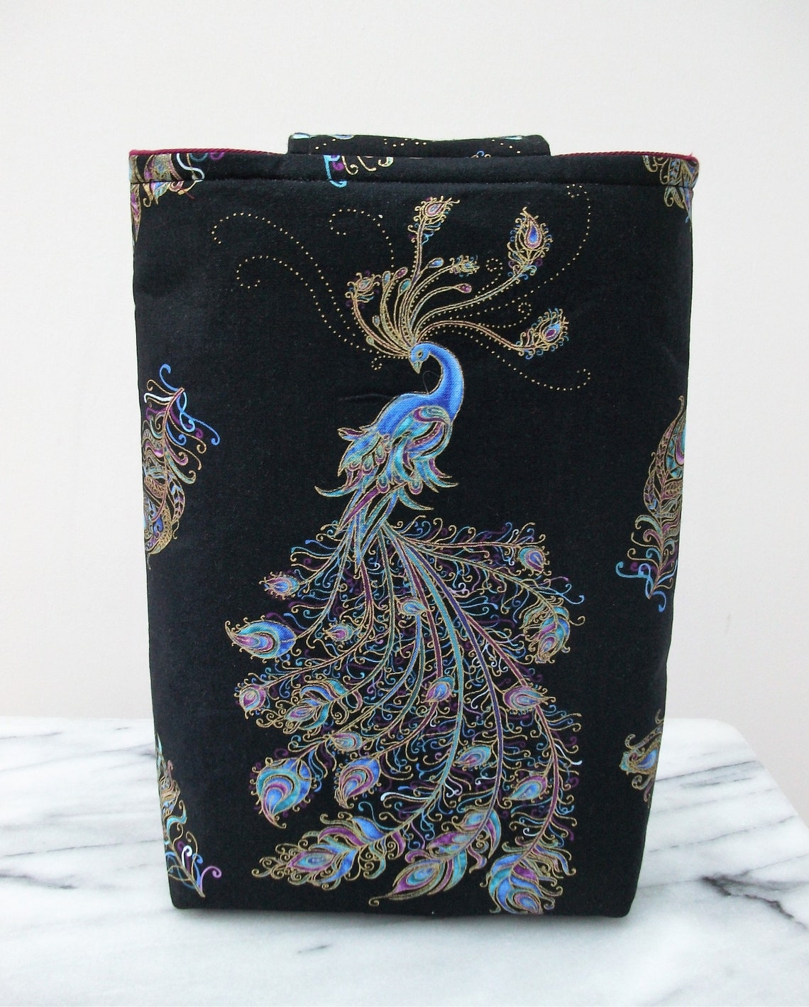 Peacock Gift Book Pouch Gift for Book Lover Padded Book | Etsy UK