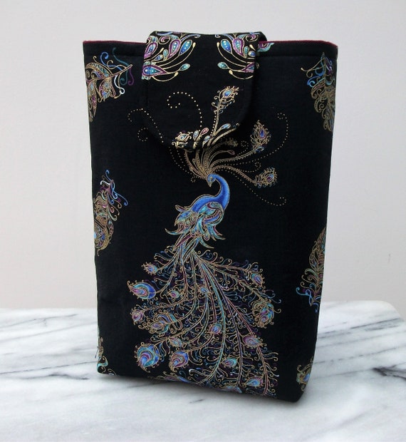 Peacock Gift Book Pouch Gift for Book Lover Padded Book | Etsy UK