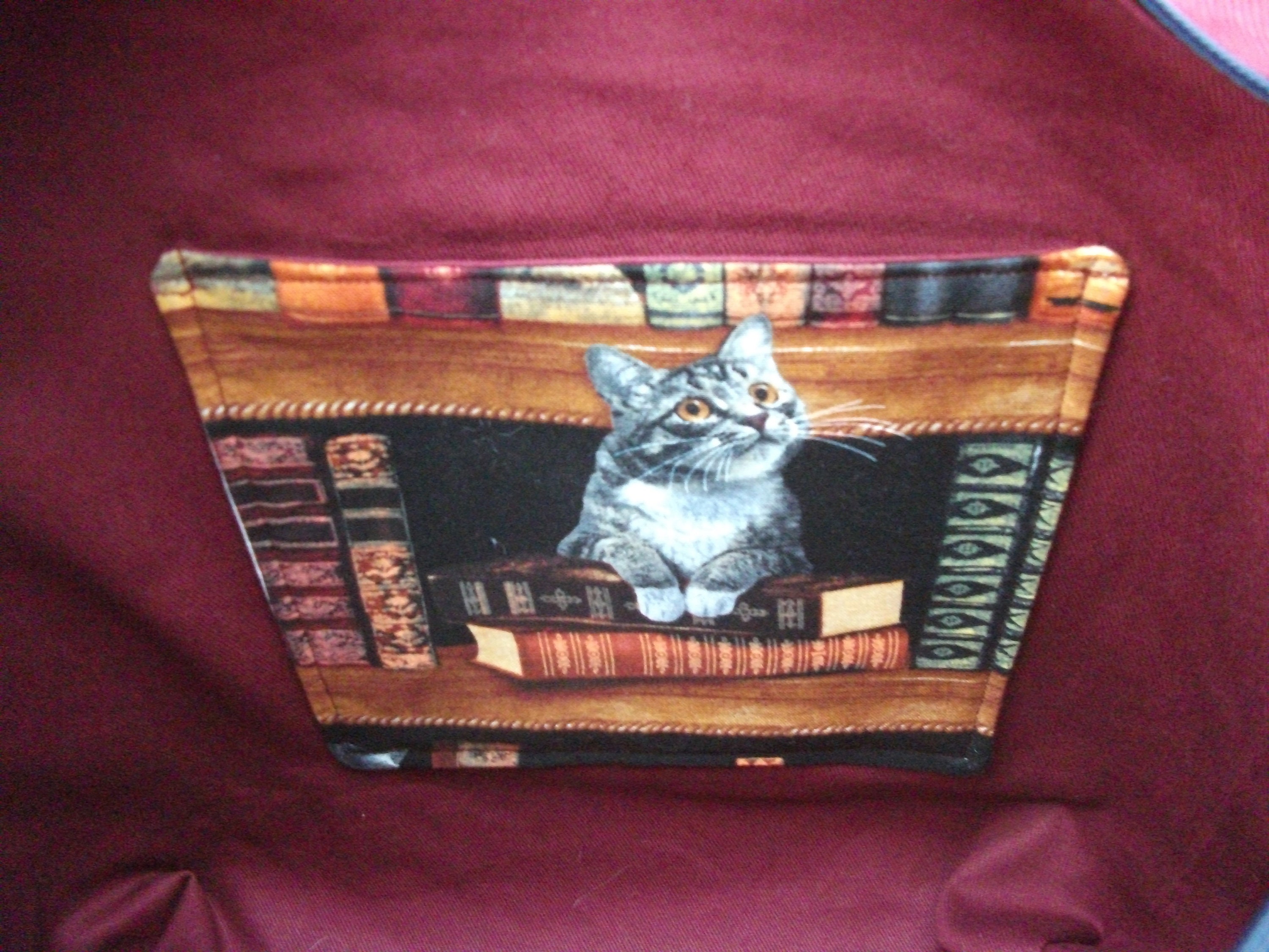 Zippered Book bag medium sized book bag antique books theme | Etsy